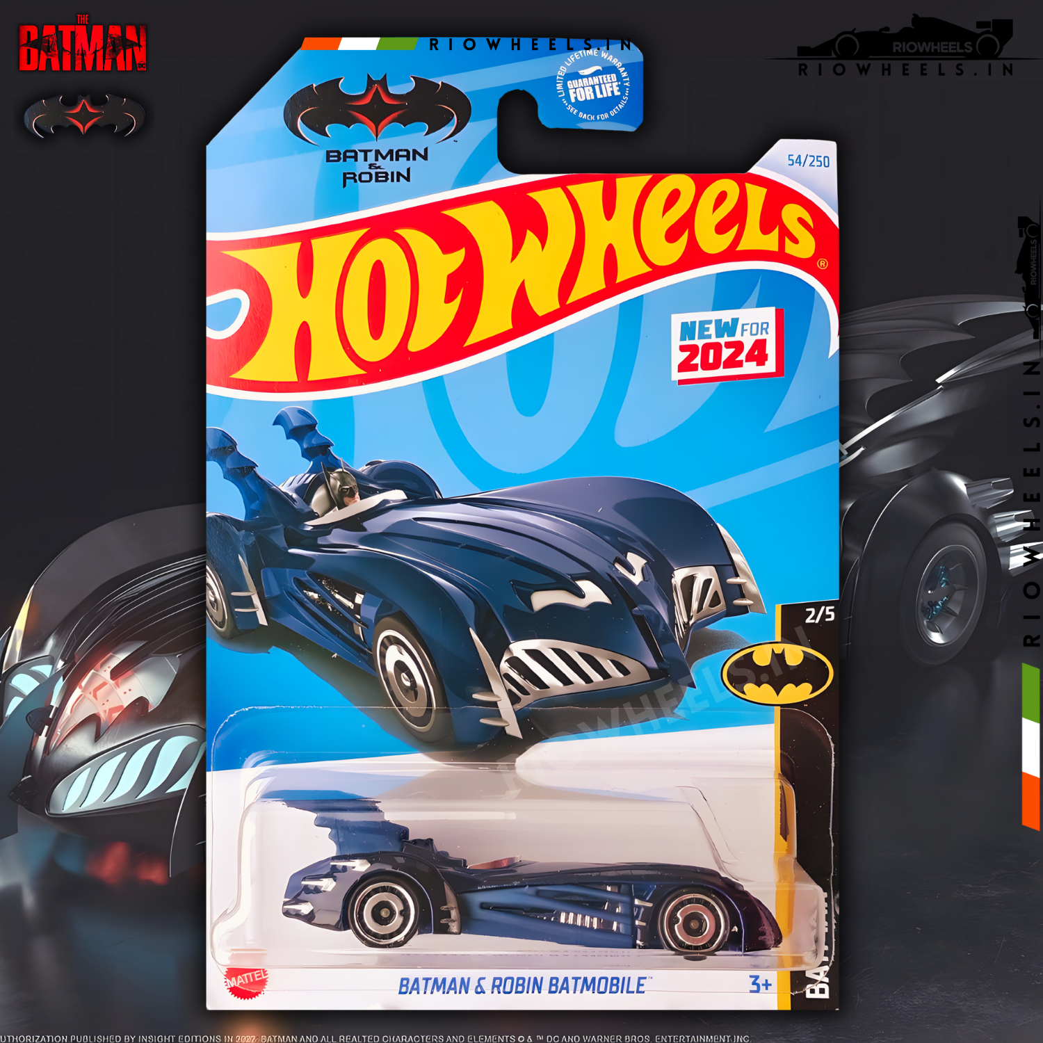 339/- || BATMAN AND ROBIN BATMOBILE - HOT WHEELS – RIOWHEELS