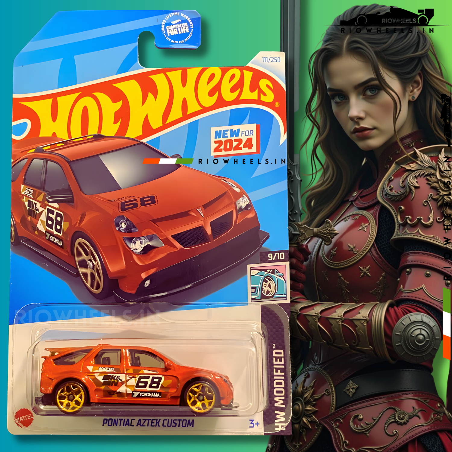 229/- || PONTIAC AZTEK CUSTOM - HOT WHEELS – RIOWHEELS